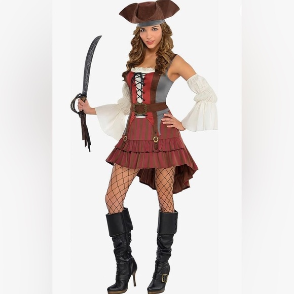 Suit Yourself Costume Co | Other | Castaway Pirate Costume New | Poshmark